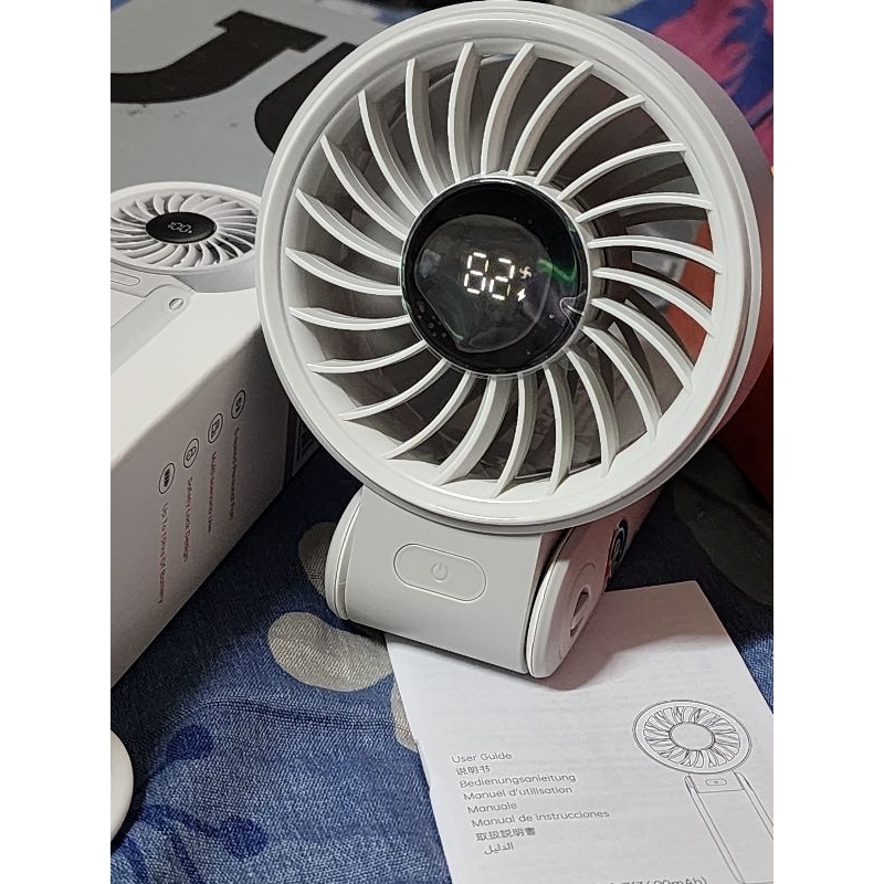 JISULIFE พัดลมพกพา รุ่น LIFE 7 HANDHELD FAN สีขาว 3600 MAH | Shopee ...