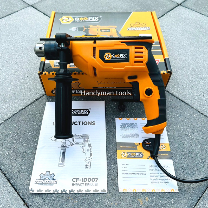 COOFIX สว่าน สว่านเจาะกระแทก ขนาด 4 หุน 13mm รุ่น CF-ID007 กำลังไฟ 650W | Shopee Thailand