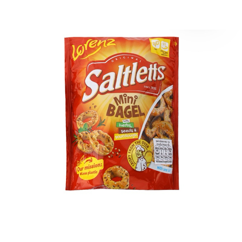 Lorenz Saltletts MINI BAGEL ลอเรนซ์ ซอลต์เล็ต มินิเบเกิ้ล 100 กรัม ...