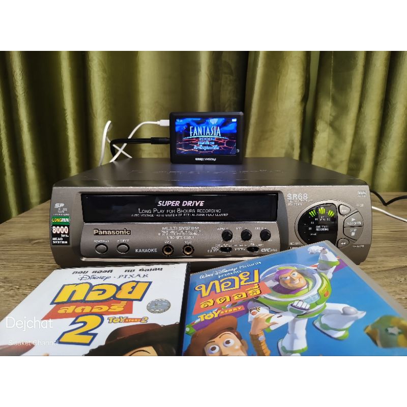 สินค้ามือ2 Secondhand item VDO VHS Panasonic NV-SR68 Panasonic VIDEO CASSETTE PLAYER NV SR68 ...
