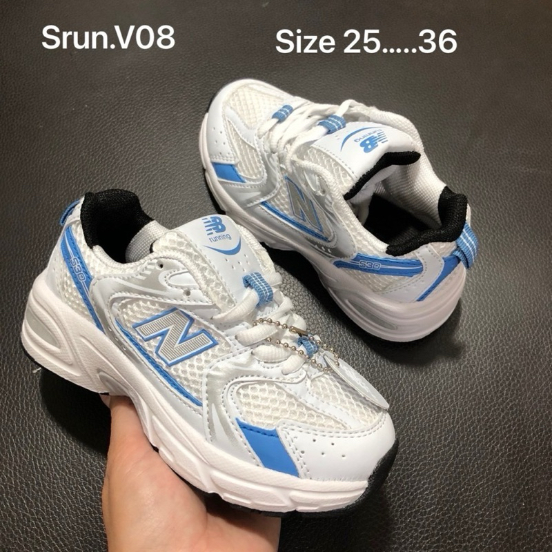🔥🌈รองเท้าผ้าใบเด็ก🧒👧NB N530สินค้ามาใหม่ใส่ได้หญิง ชายไซส์25___36สินค้า ...