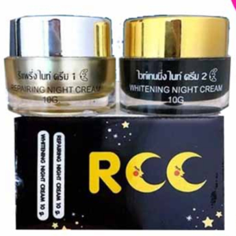 ครีม RCC Night Cream ไนท์ครีม ครีมอาร์ซีซี 1 set มี 2 กระปุก | Shopee ...