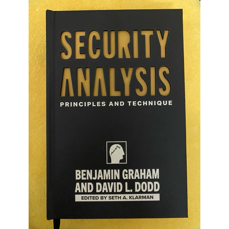 หนังสือ Security Analysis : Principles and Technique by Benjamin Graham ...