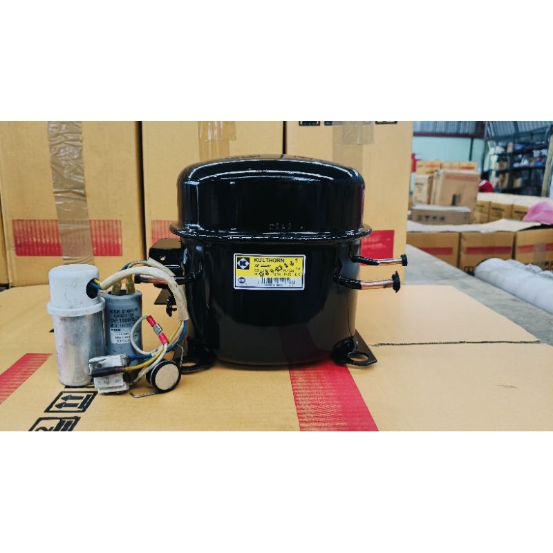 มือสอง ยี่ห้อ กุลธร รุ่น AE4440 ขนาด 1/2 แรง น้ำยา R134a อุปกรณ์ครบ ...