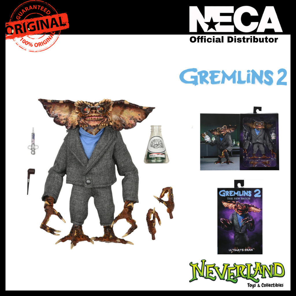 (NECA) Gremlins 2 Ultimate Brain Gremlin 7" Scale Action Figure***โปรด ...