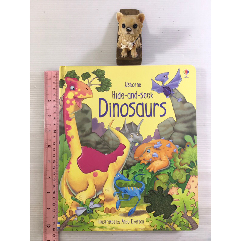 Usborne Hide - and - seek Dinosaurs หนังสือภาษาอังกฤษ (มือสอง ...