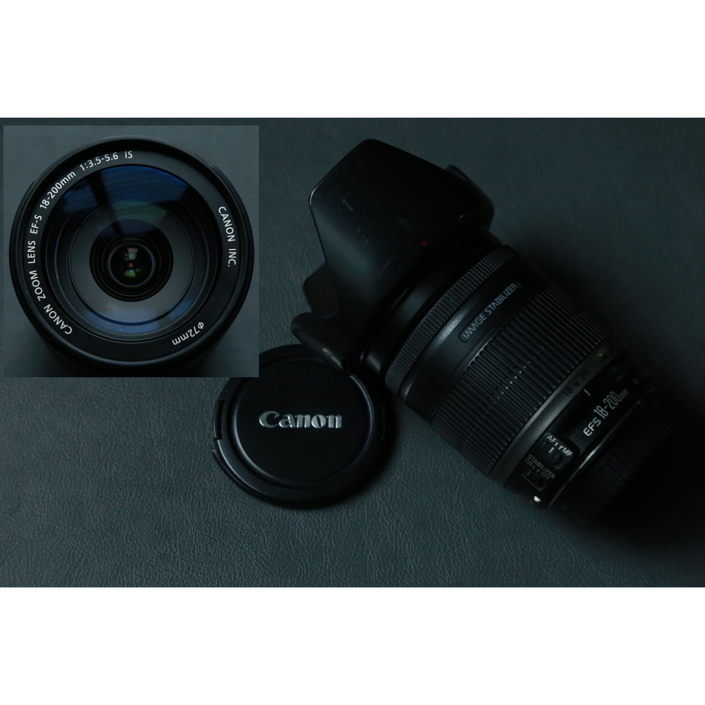 CANON LENS 18-200 mm.F3.5-5.6 Is มีกันสั่น พร้อม Hood แท้ MADE IN JAPAN ...