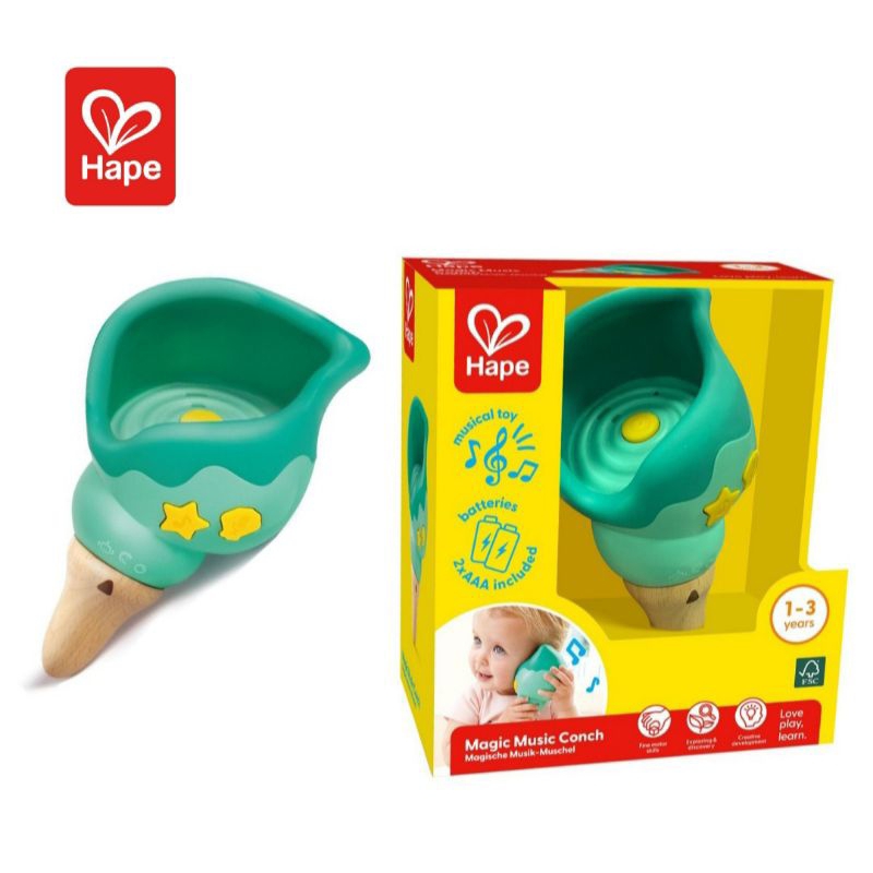 Hape - Conch Recorder หอยสังข์อัดสียง – E0637 | Shopee Thailand