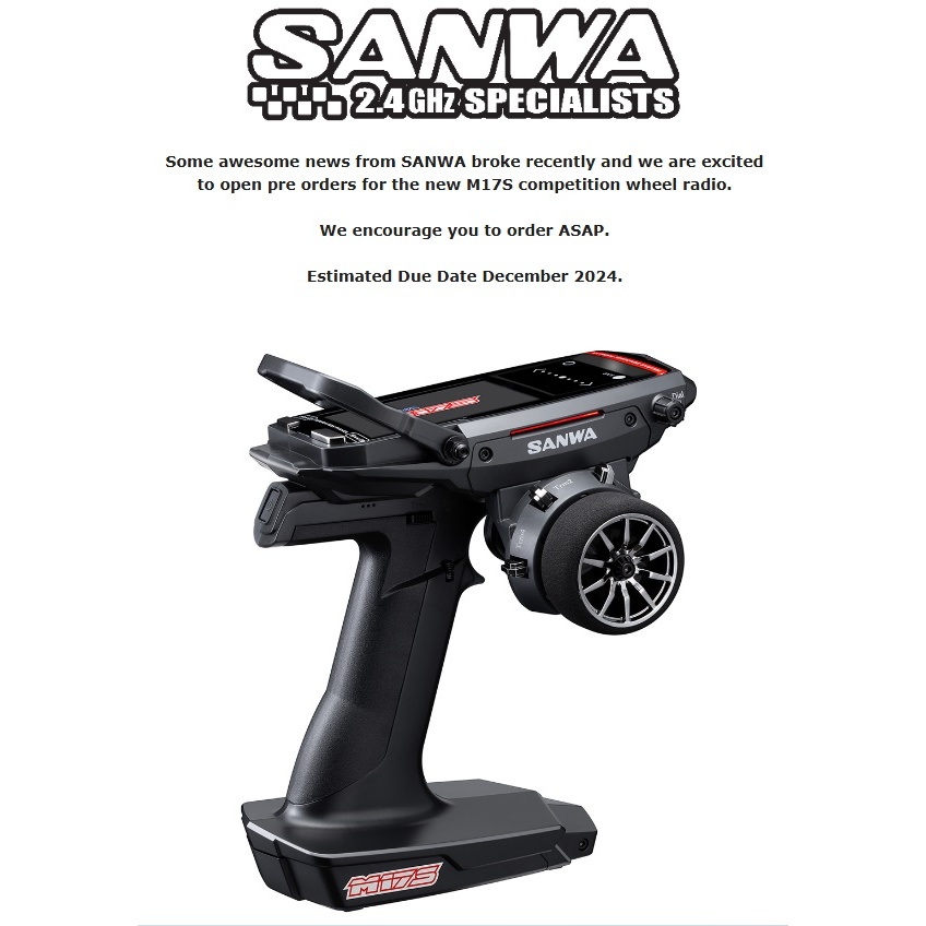 NEW!!! Sanwa M17S Radio + RX-493i Receiver | Shopee Thailand