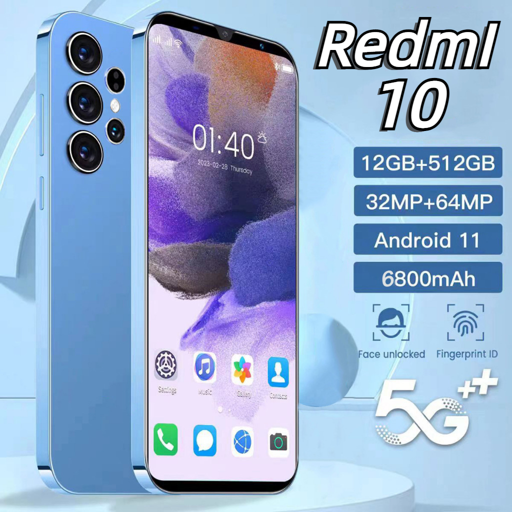 สมาร์ทโฟน Red ml 10 Android 5G 7.5 นิ้ว 6800 mAh 16GB+512 GB Dual SIM Android โทรศัพท์เกมมิ่ง ...