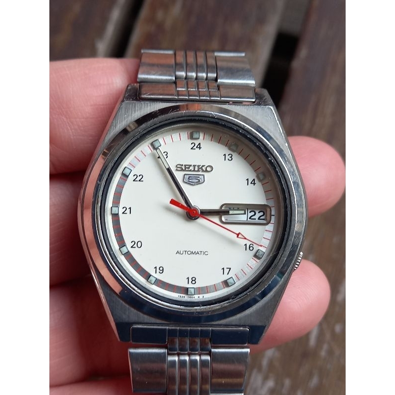 นาฬิกามือสอง Seiko 5 auto หลังเปลือย เดินปกติพร้อมใช้งาน | Shopee Thailand
