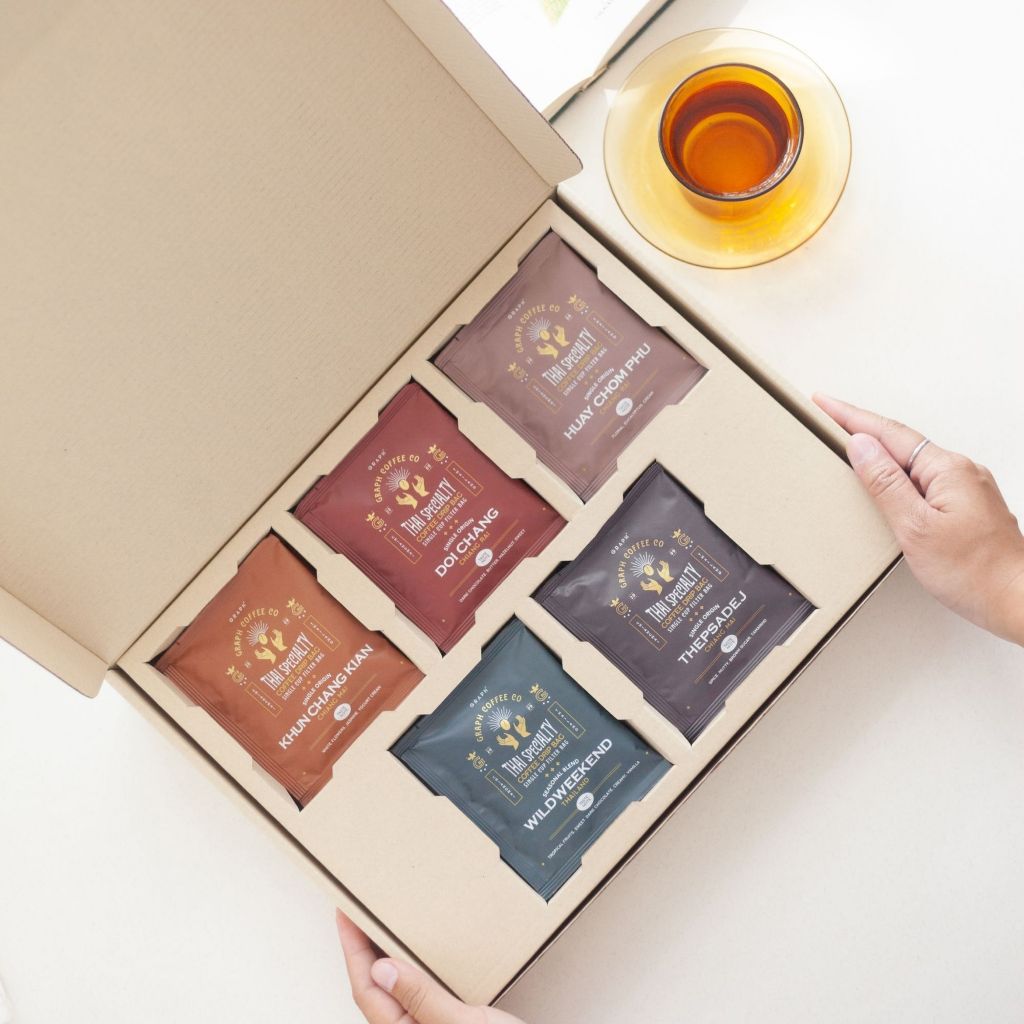 GRAPH | COFFEE DRIP BAG BOX SET | Shopee Thailand