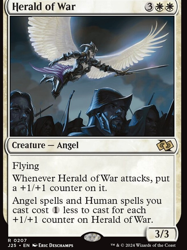 Herald of War J25 Foundations Jumpstart การ์ด Magic the Gathering [MTG ...