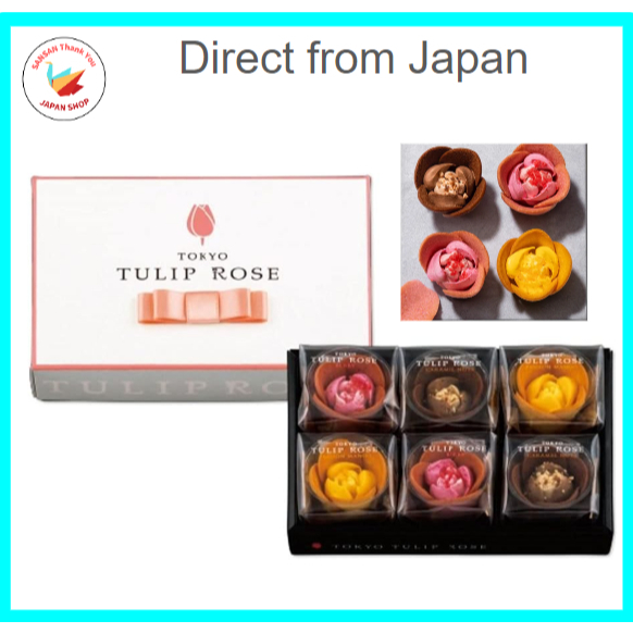 【Direct from Japan】TOKYO TULIP ROSE Gin no Budo (Silver Grape) 6 Pieces ...