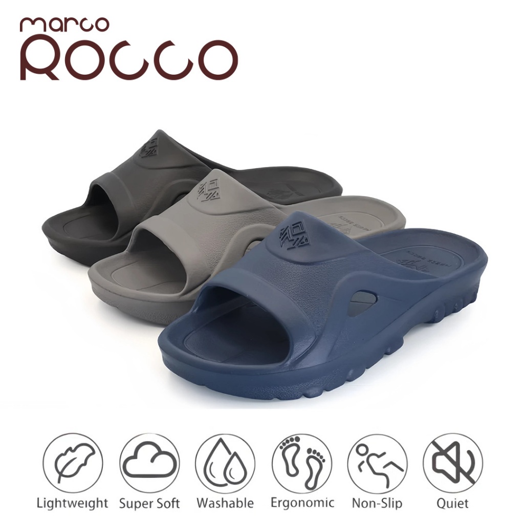 Marco Rocco รองเท้าแตะ รองเท้าแตะลําลอง รองเท้าสุขภาพ แบบสวม สำหรับผู้หญิง ผู้ชาย กันลื่น พื้น ...