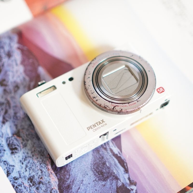 กล้องดิจิตอล Pentax Optio RZ18🤍WHITE🤍 | Shopee Thailand