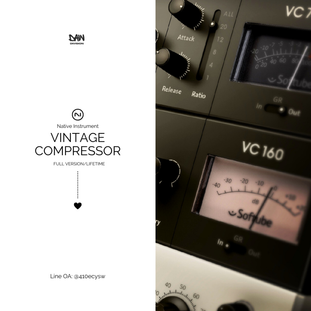 Native Instrument Vintage Compressor(Mac) ชุดรวมปลัั๊กอินวินเทจคอมเพลส ...