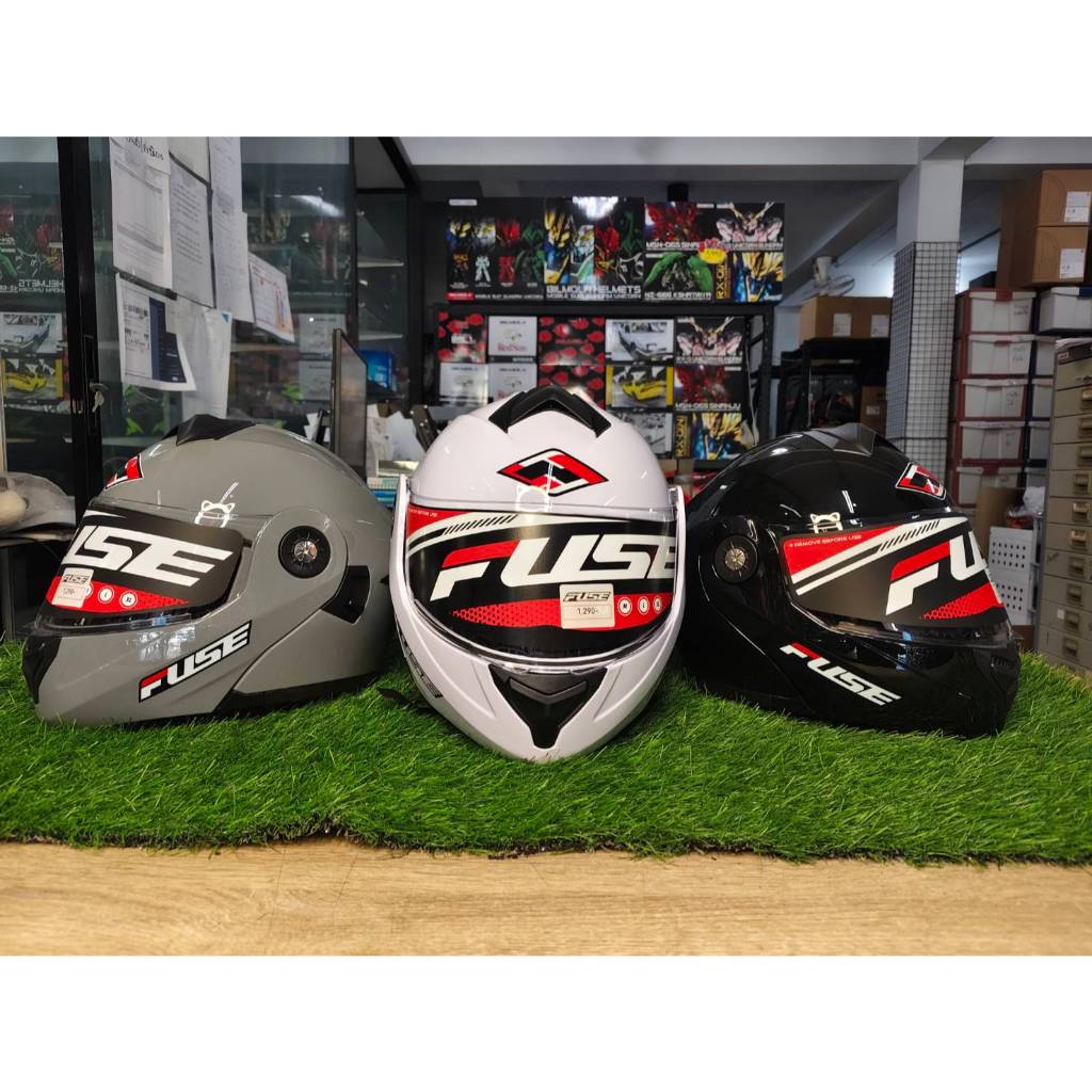 หมวกกันน็อกยกคาง FUSE รุ่น RIMAX | Shopee Thailand