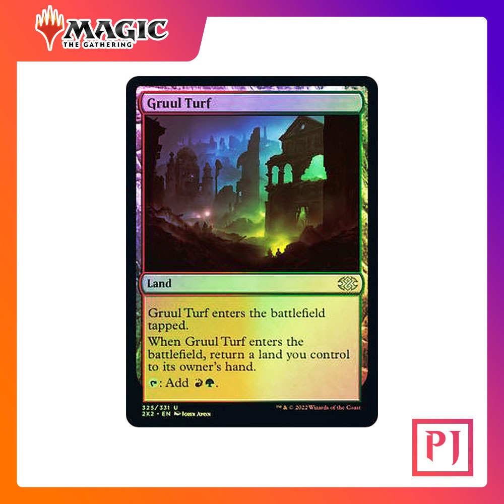 [MTG] Gruul Turf [2X2] [LAND] [UNCOM] [FOIL] [ENG] (การ์ดเมจิค / Magic ...