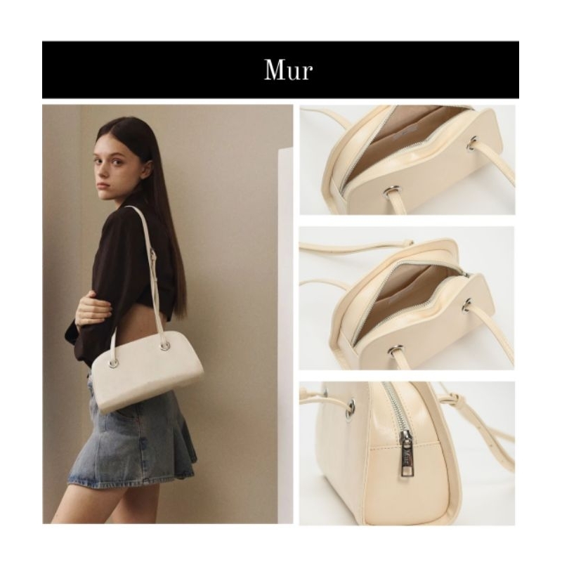 Mur Crinkle_Ivory Bag มือสองของแท้ 💯 | Shopee Thailand