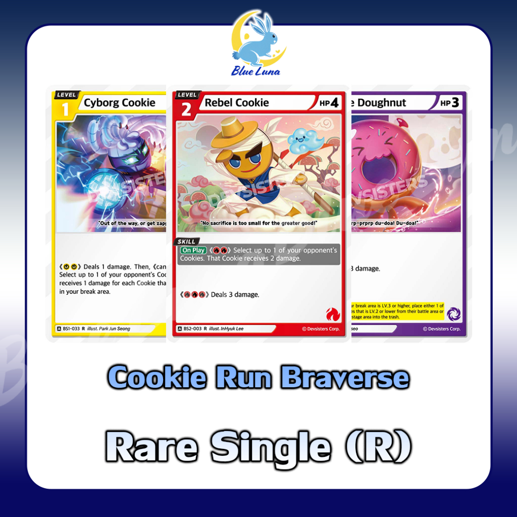 [Cookie Run Braverse] R Single Card - การ์ดคุกกี้รัน แรร์ แยกใบ Rare ...