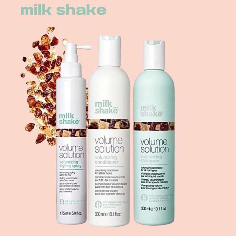 MILK SHAKE VOLUME SOLUTION 175 300 ML.แชมพู ครีมนวดผม สเปร์ย เพิ่มวอ ...