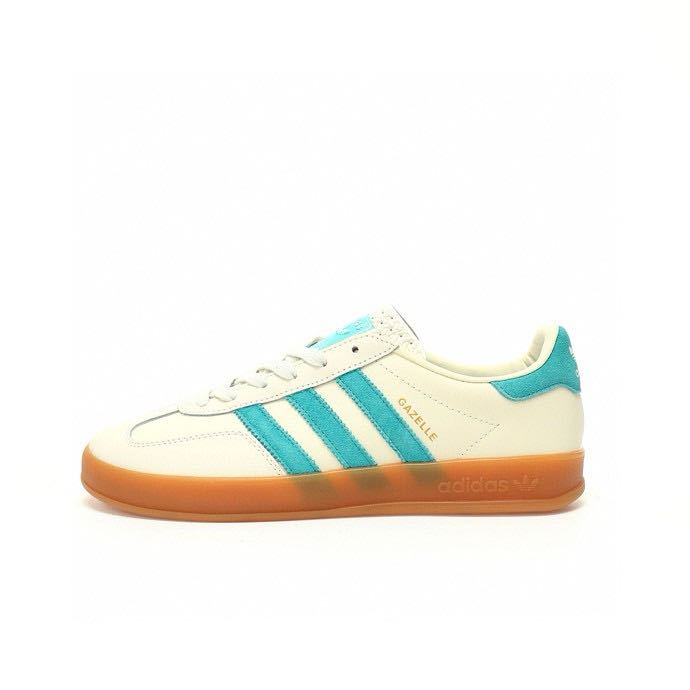 Adidas Gazelle Indoor Trainers รองเท้าผ้าใบสไตล์วินเทจ "หนังนมสีขาวขุ่น ...