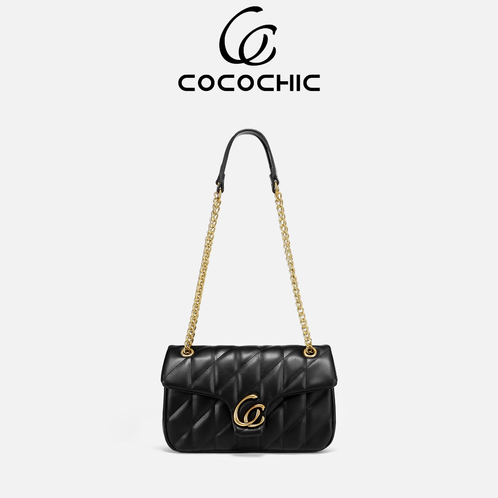 COCO CHIC กระเป๋าแฟชั่น โซ่ กระเป๋าสะพายไหล่ผู้หญิง 2สี | Shopee Thailand