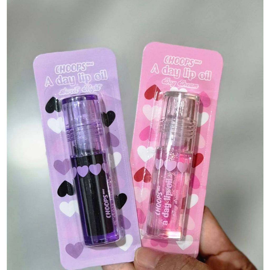 E-TAX🌸 Choops จุ๊ปส์ มีอะเดย์ ลิป ออยล์ 3 กรัม ลิปบำรุง ลิปบำรุงริม ...
