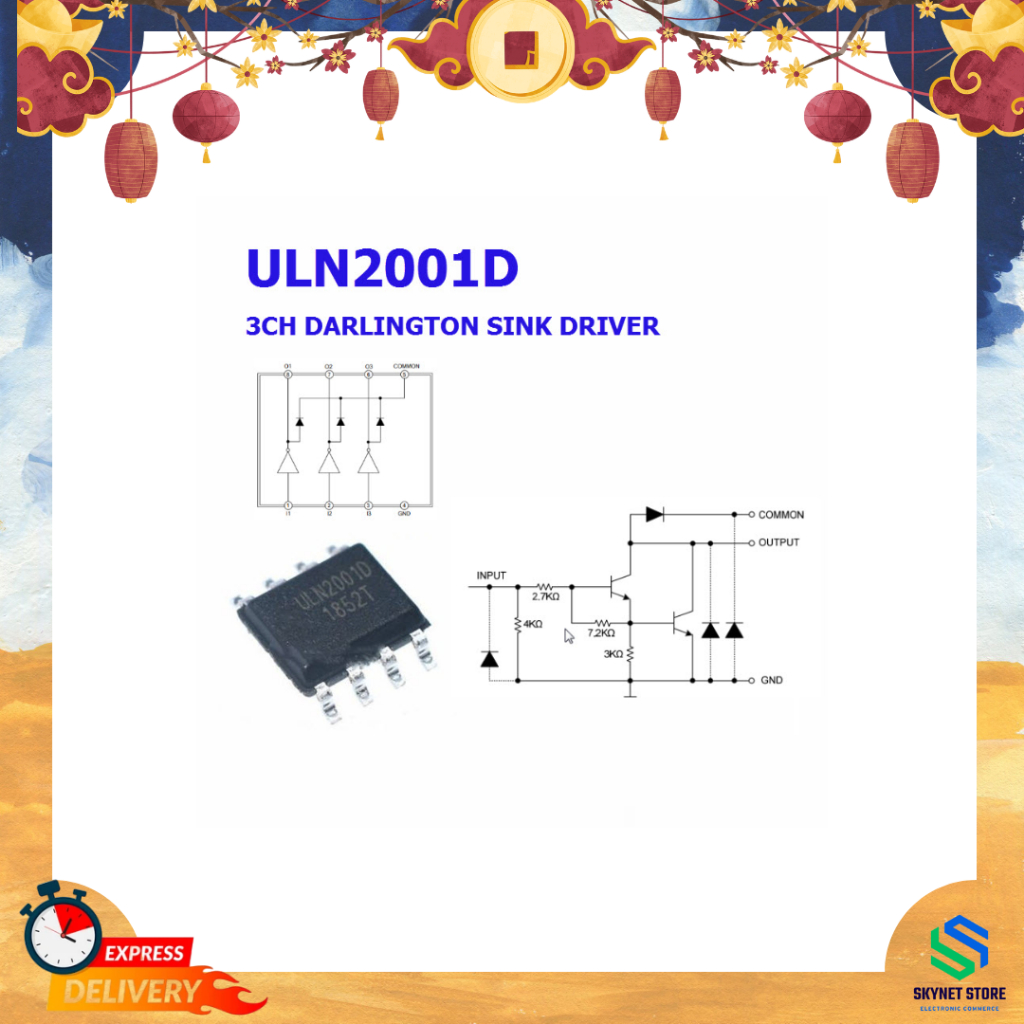 (5ชิ้น) ULN2001 SOIC8 ULN2001 SOIC8 | Shopee Thailand