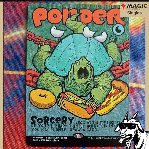 [MTG][Single][Promo] Ponder (Secret Lair) ระดับ Rare [ภาษาญี่ปุ่น ...