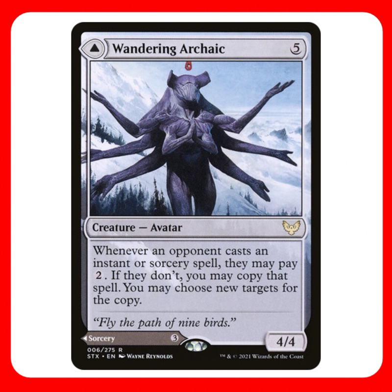 [MTG] Wandering Archaic [STX] [COLORLESS] [MYTHIC] [NORMAL] [ENG ...