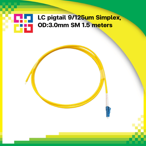 สายไฟเบอร์ออฟติกพิกเทล LC Pigtail Fiber simplex 1.5M (SM) - BISMON 4เส้น/แพ็ค | Shopee Thailand