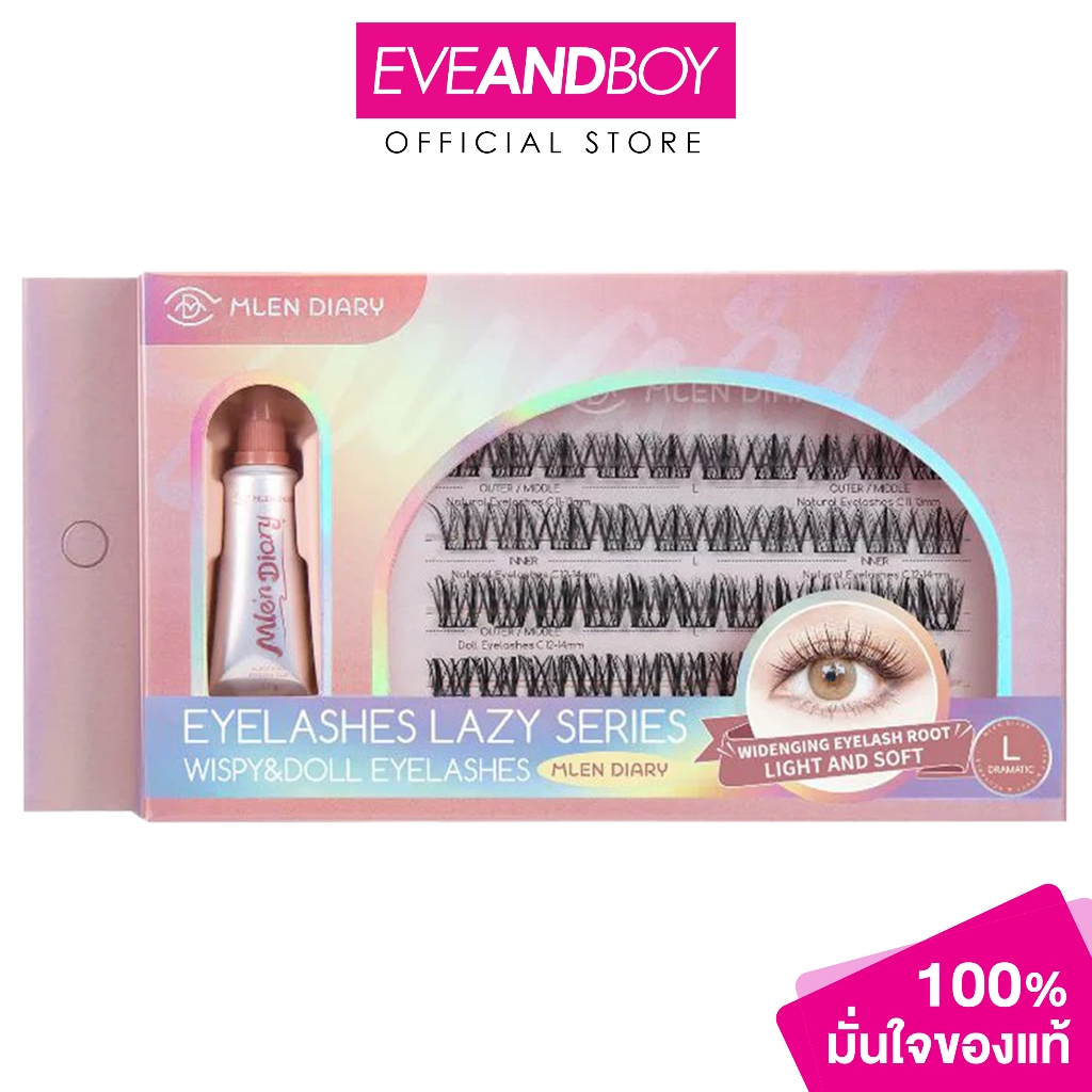 MLEN DIARY - Lazy Lashes Series-Wispy & Doll Eyelashes with EYELASHES ...