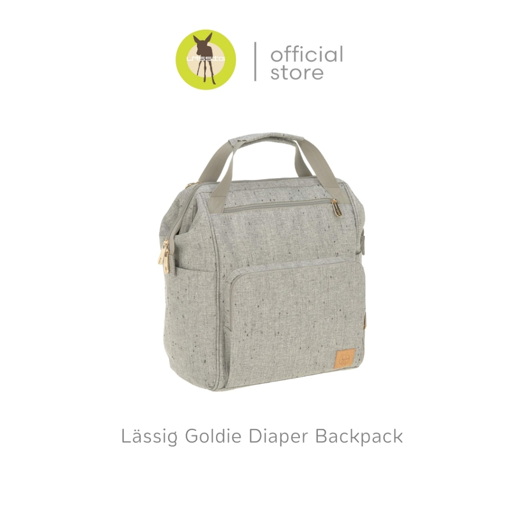 Lassig Goldie Diaper Backpack กระเป๋าเป้อเนกประสงค์ ผ้าลูกฟูก | Shopee Thailand