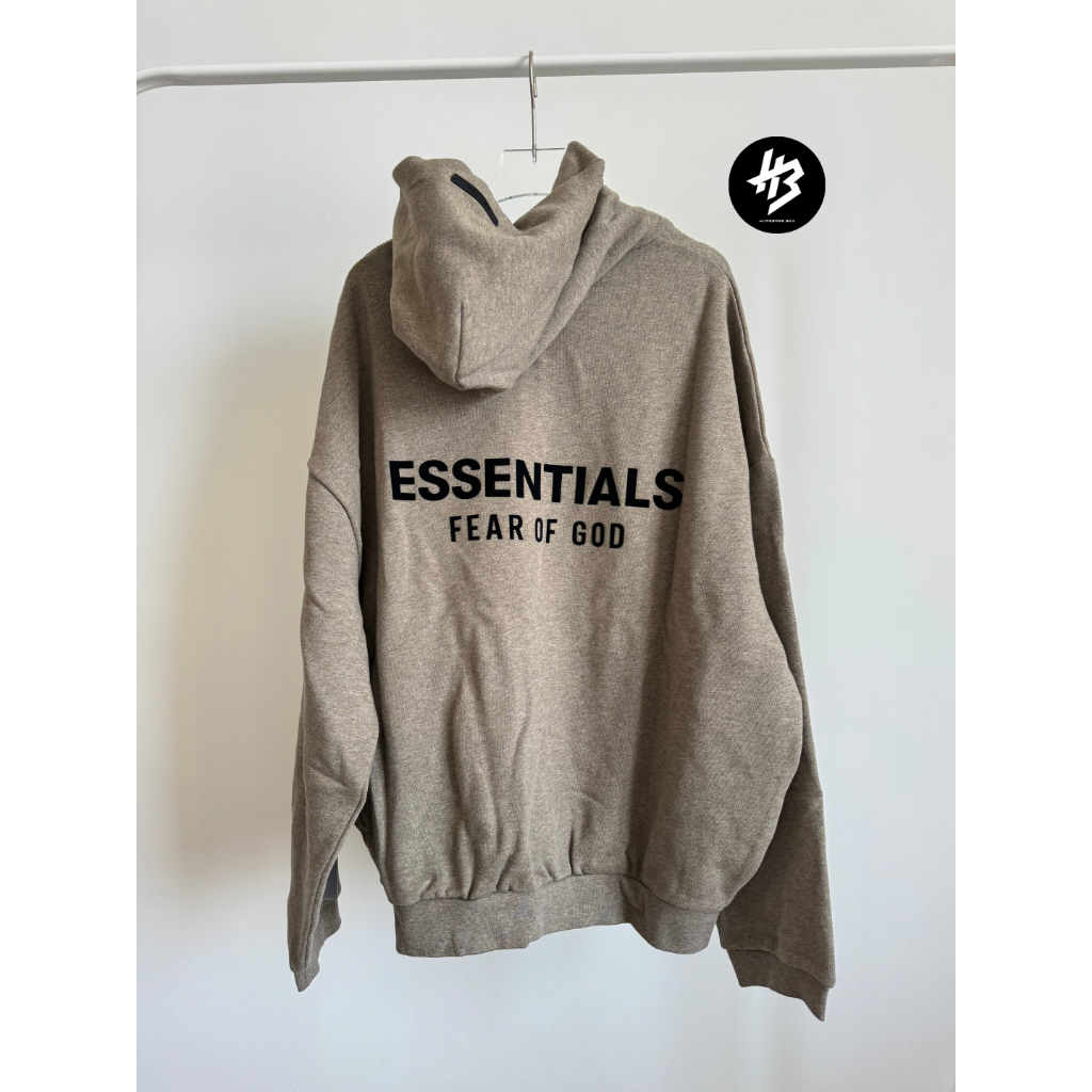[ของแท้] FOG ESSENTIALS FW24 HOODIE HEATHER GREY พร้อมส่ง | Shopee Thailand