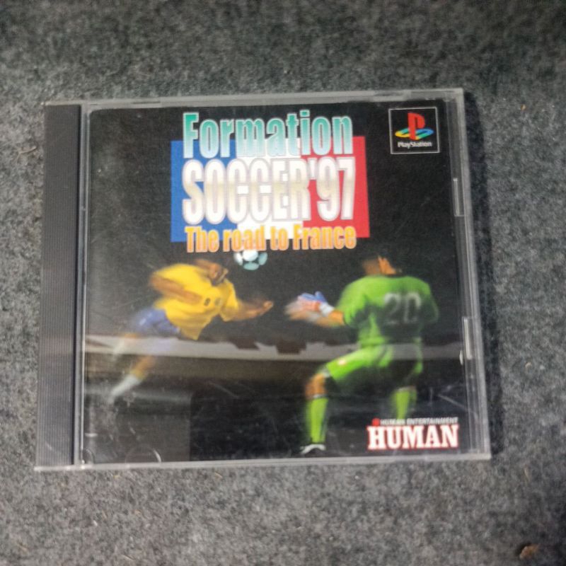 แผ่นแท้ Ps1 Formation soccer 97 The road to France ภาษา ญี่ปุ่น(Slps ...