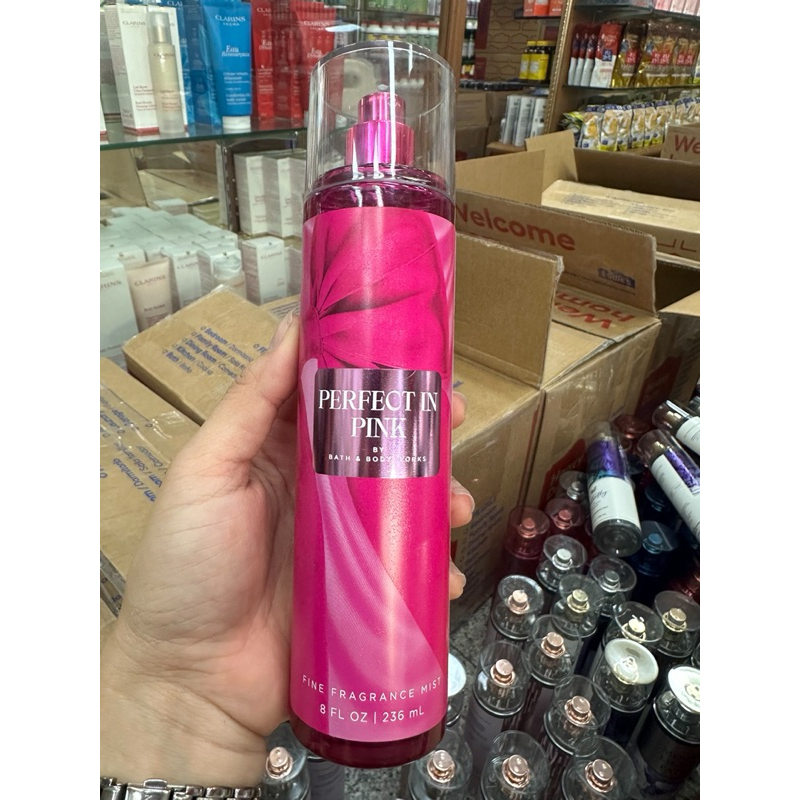 Bath & Body Works Perfect in Pink Fine Fragrance Mist 236ml. ของแท้ ...