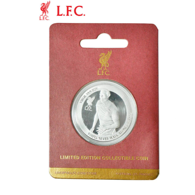 เหรียญสะสม Virgil Limited Edition Collectible Coin Liverpool Football ...