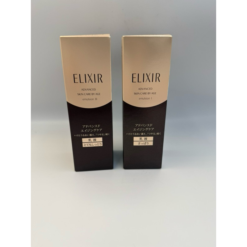 ของใหม่จากญี่ปุ่น Elixir Advanced skin Care by age emulsion 130mlมอยเจอร์น้ำนมมีส่วนผสมของมอยส์ ...