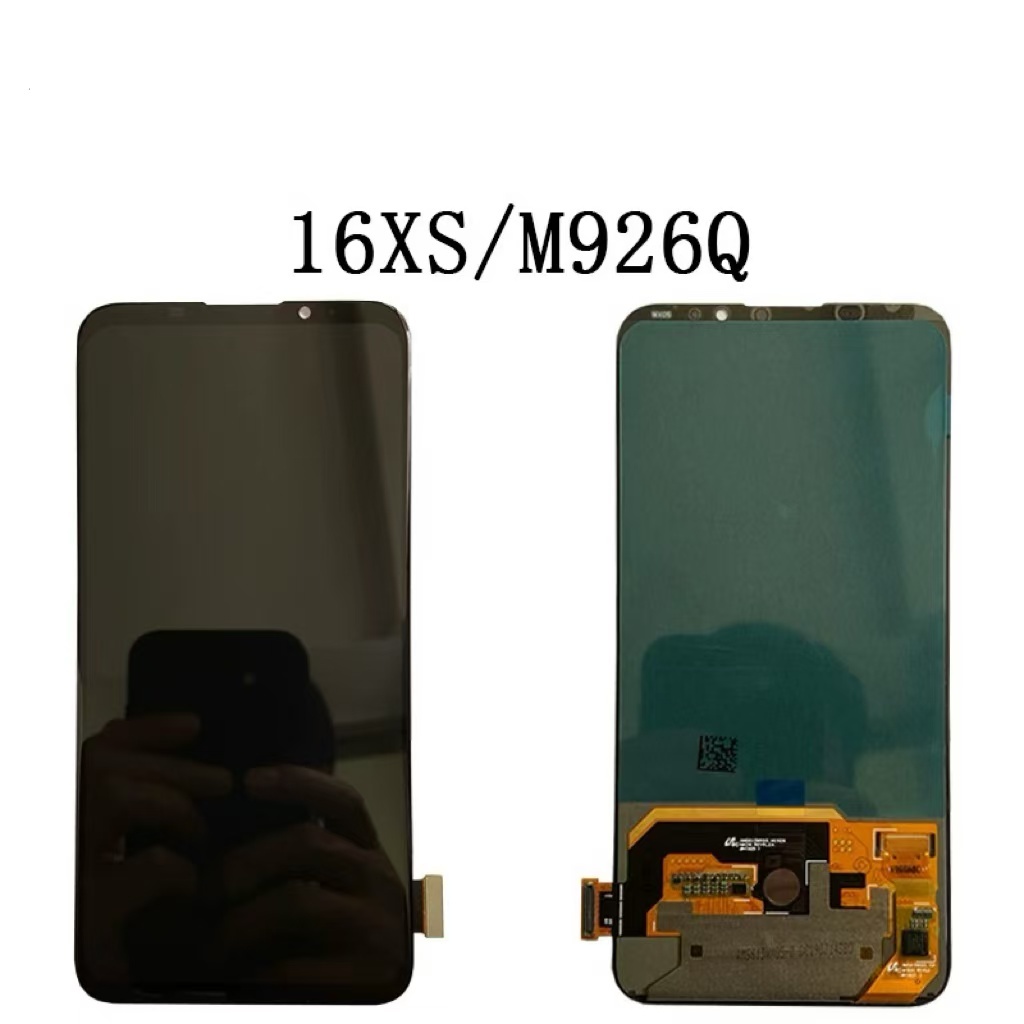 AMOLED สำหรับ Meizu 16XS ประกอบหน้าจอ M926Q จอแอลซีดีจอแสดงผลกระจกภายในและภายนอกทั้งหมดในหน้าจอ ...