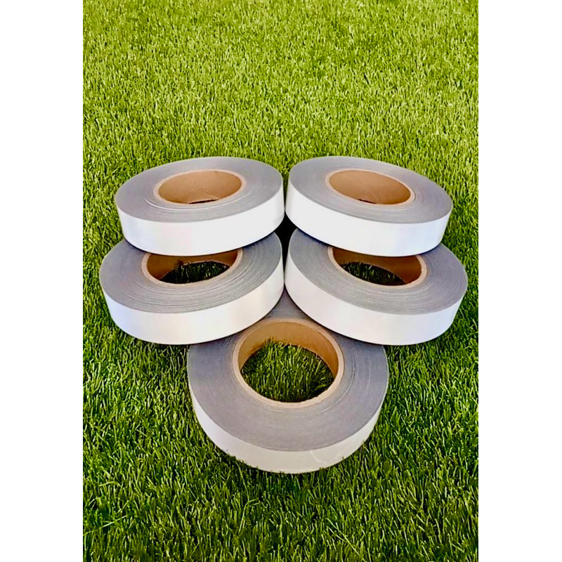 เฟลก สะท้อนแสง Reflective Flex pu เนื้องบาง สะท้อนแสงสง่างวาบ แบบรีดติด กว้าง 3เซนต์ ยาว 25 เมตร ...