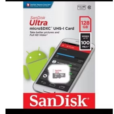 SanDisk Ultra Micro SDXC 128GB UHS-I CLASS 10 (SDSQUNR_128G_GN6MN) ความเร็วในการอ่านสูงสุด 100 ...