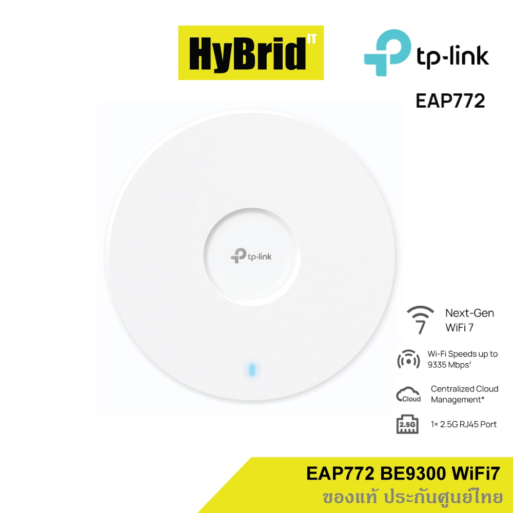 TP-LINK EAP772 BE9300 Ceiling Mount Tri-Band Wi-Fi 7 Access Point ประกันศูนย์ไทย | Shopee Thailand