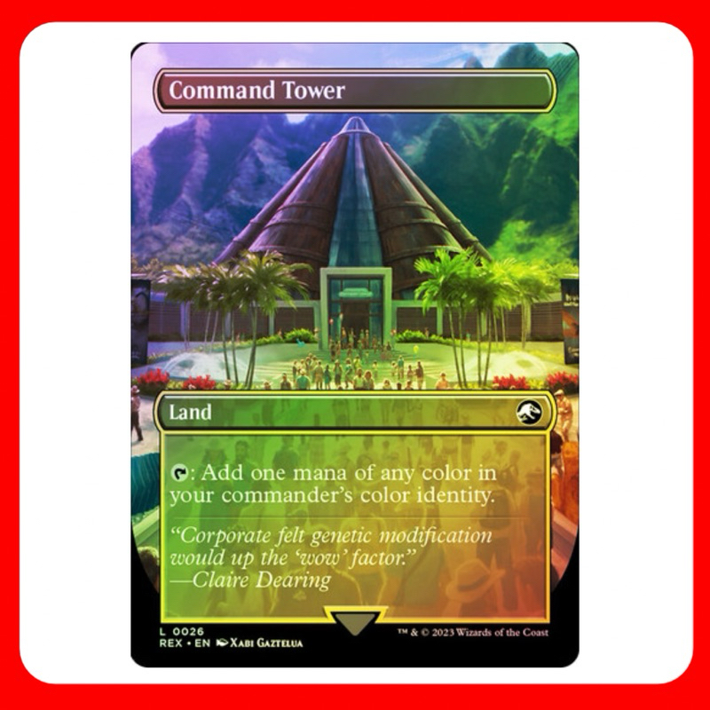 [MTG] Command Tower [REX] [LAND] [COMMON] [FOIL] [ENG] (การ์ดเมจิค / Magic the Gathering) [EDH ...