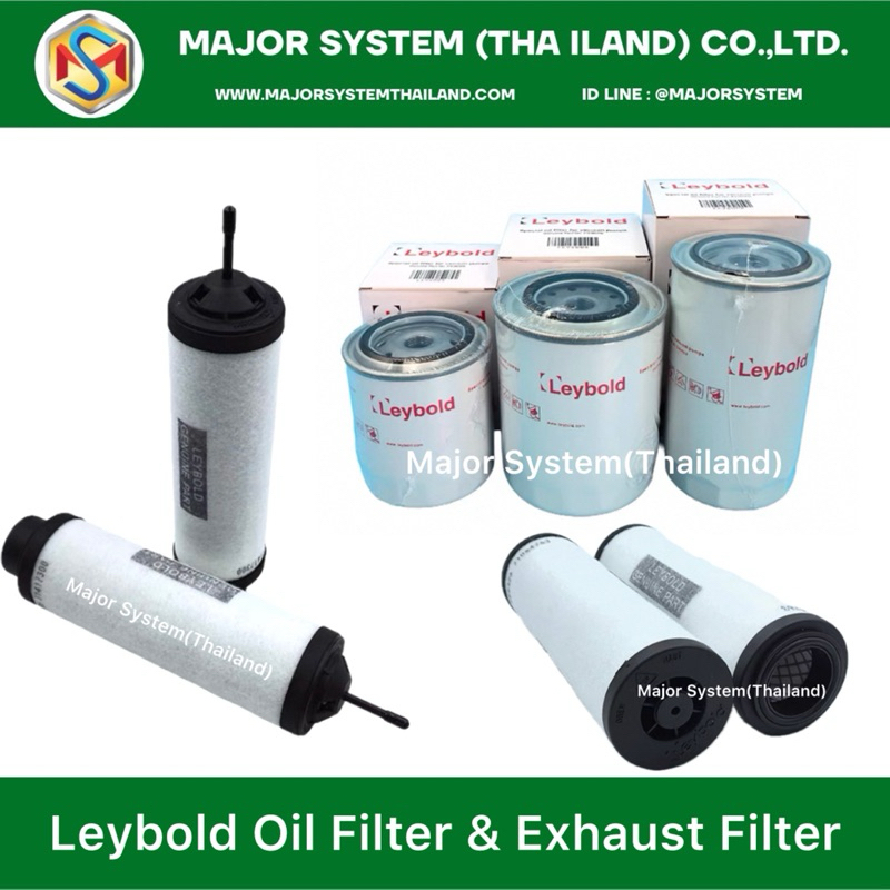 Leybold Oil Filter & Exhaust Filter ไส้กรองน้ำมันขาออกปั๊มแวคคั่ม ไส้ ...