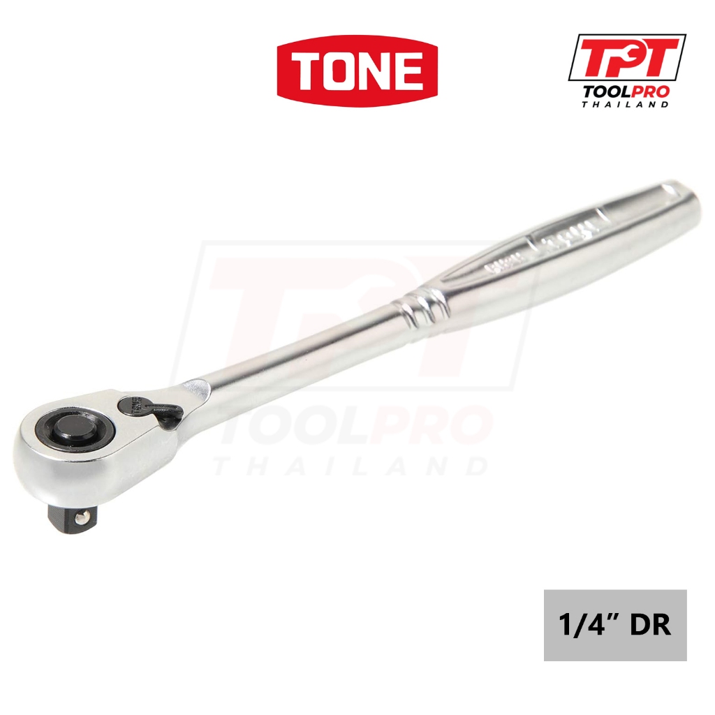 TONE ด้ามขันก๊อกแก๊ก 1/4", 145mm, Reversible Ratchet, Quick Release ...