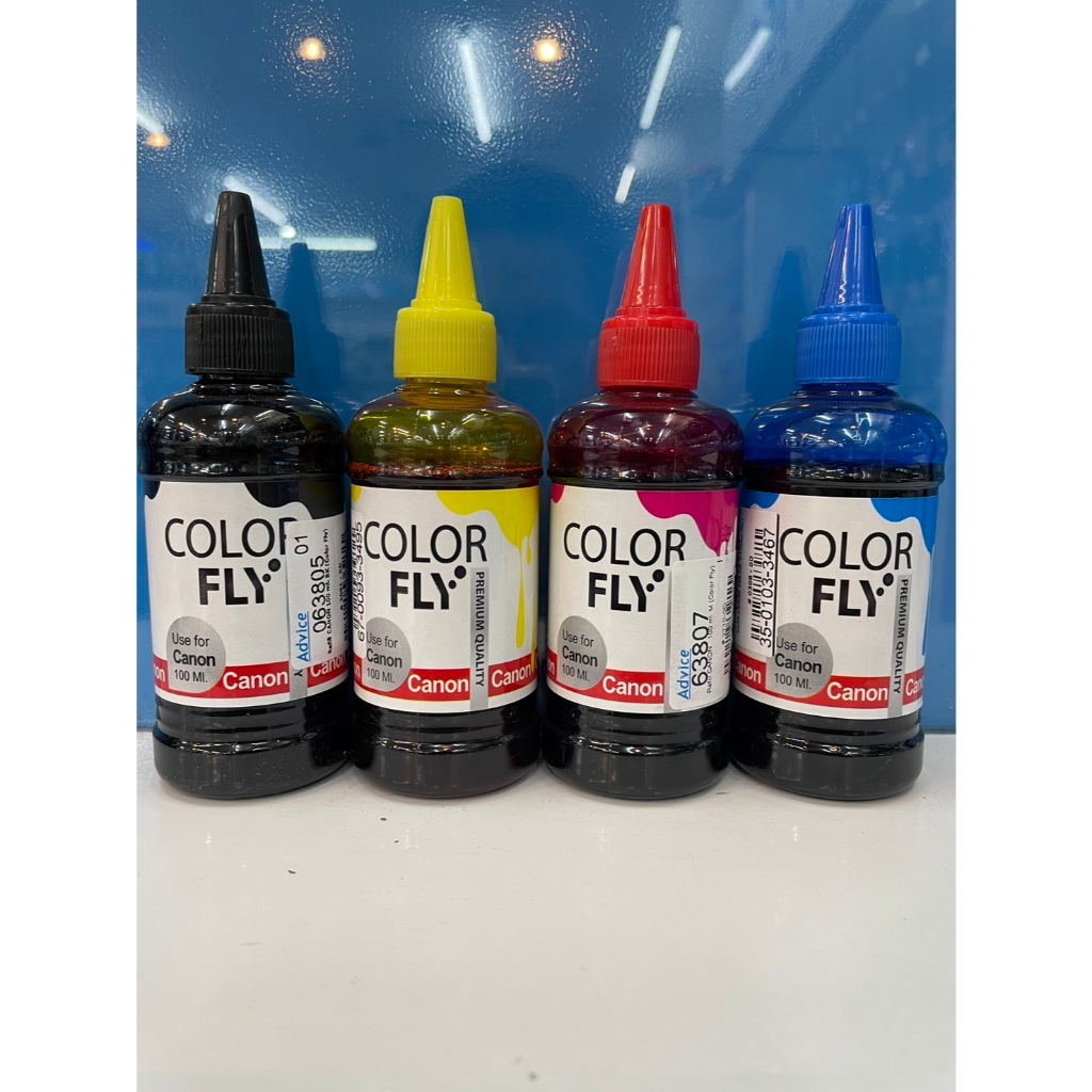 ColorFly Ink สำหรับ Canon 100ml 4 Color คัลเลอร์ฟาย หมึกเติม สำหรับ ...