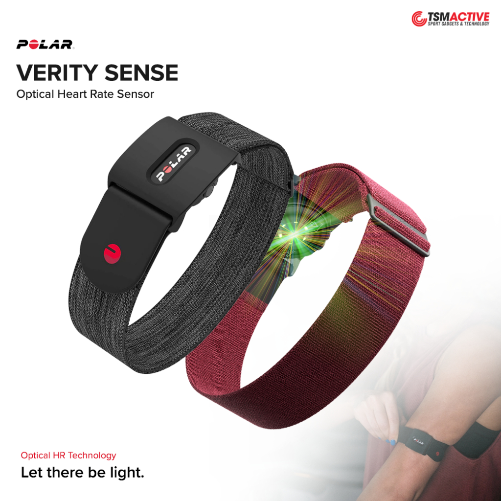 Polar Verity Sense สายรัดแขนวัดชีพจร Optical HR Sensor Band (รับประกัน ...