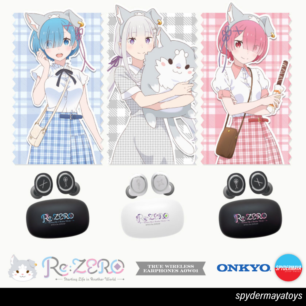 [Pre-Order] Re:Zero x ONKYO Wireless Earphone ANIMA AOW01 - Emilia Rem ...